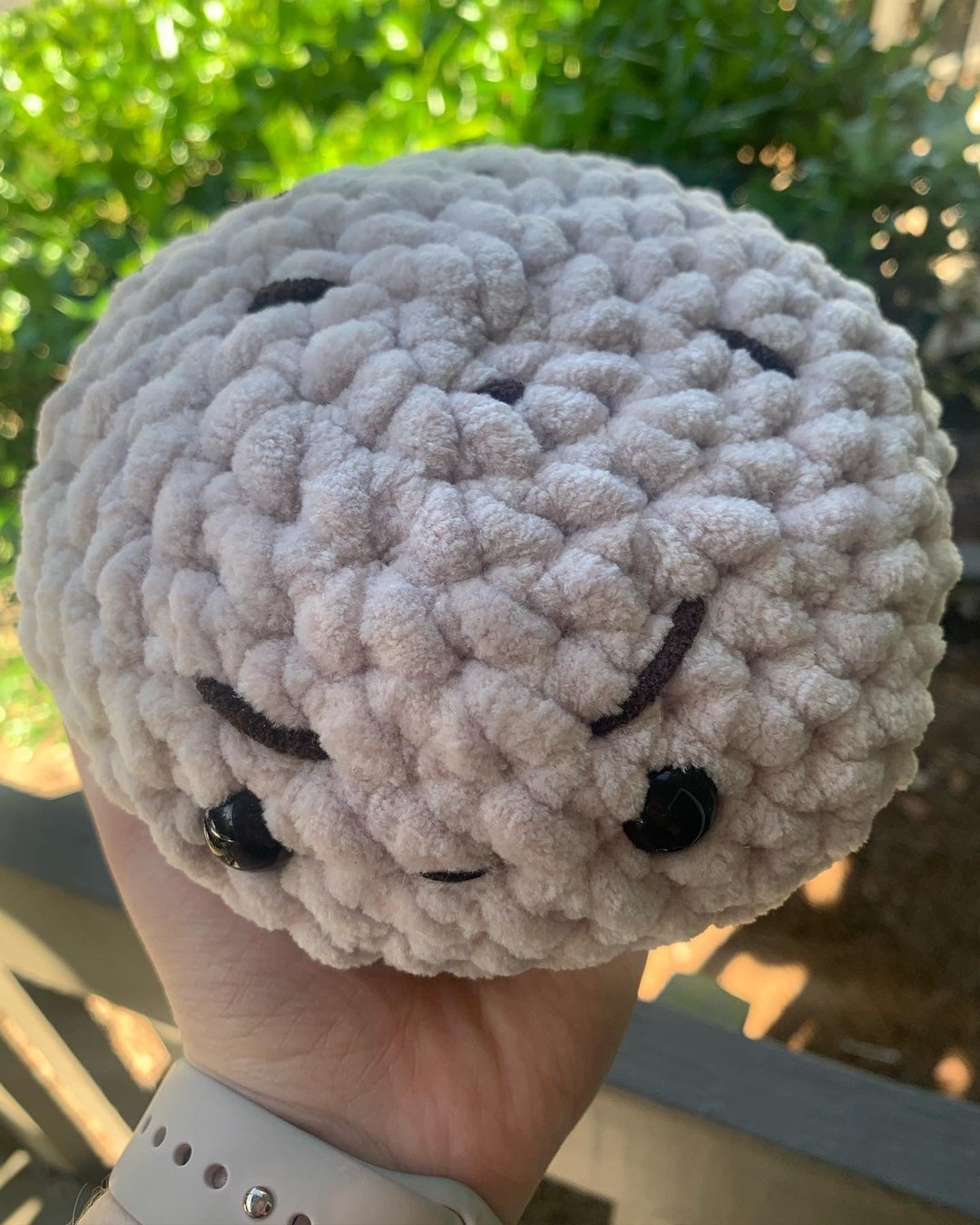 Angry Chocolate Chip Cookie | Crochet Cookie Plush | Handmade Plush ...