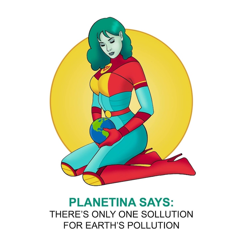 Rick and Morty Planetina Fan Art Sticker | Etsy