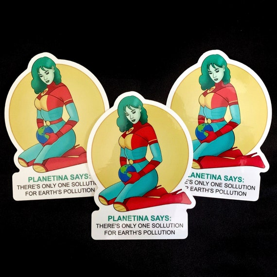 Rick and Morty Planetina Fan Art Sticker | Etsy