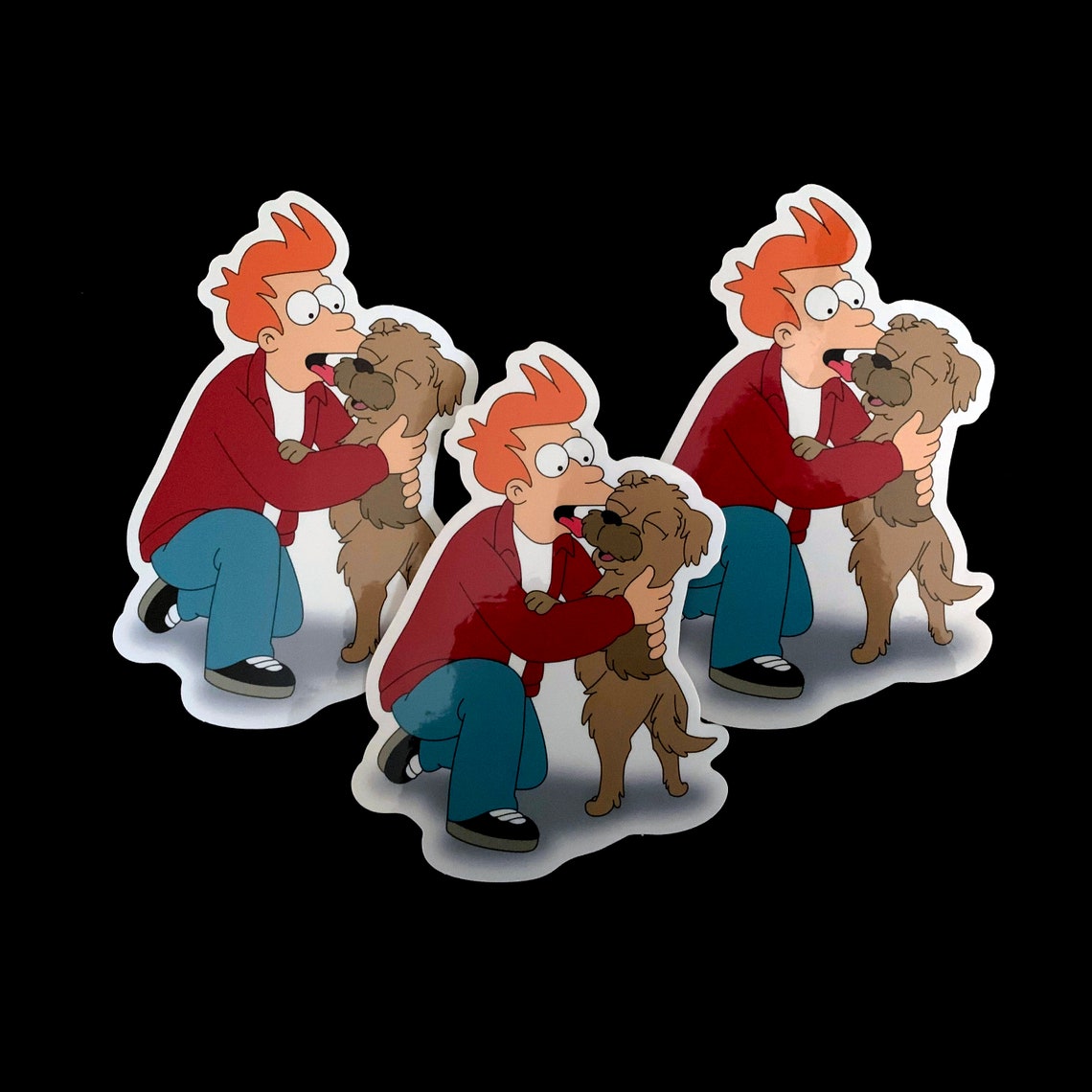 Futurama Fry & Seymour Fan Art Sticker - Etsy