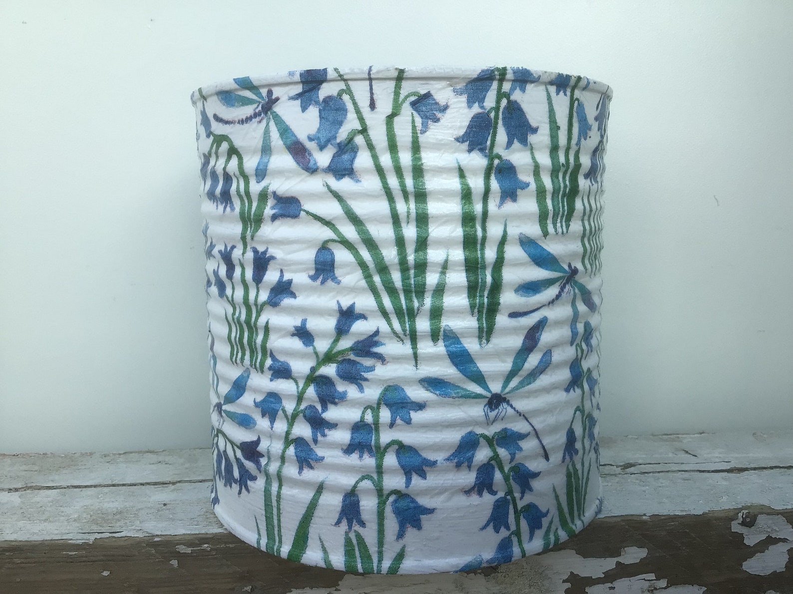 Decoupaged Flower Tins 15cm X15 Cm Various Designs/ Handmade / - Etsy