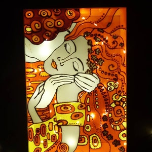 Kiss Glass Painting Led Product Adapted to Stained Glass of a - Etsy