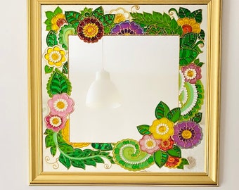 Tropical Themed Mirror - Etsy