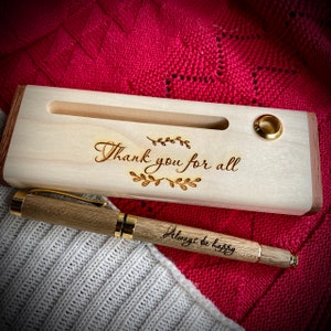 Stifteset Agarwood Oud mit Box, Personalisierter Stift, Parker-Stift ...