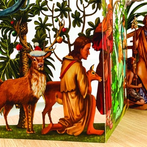 3D Pop-up Christmas Card: Holynight Nativity Scene - Etsy