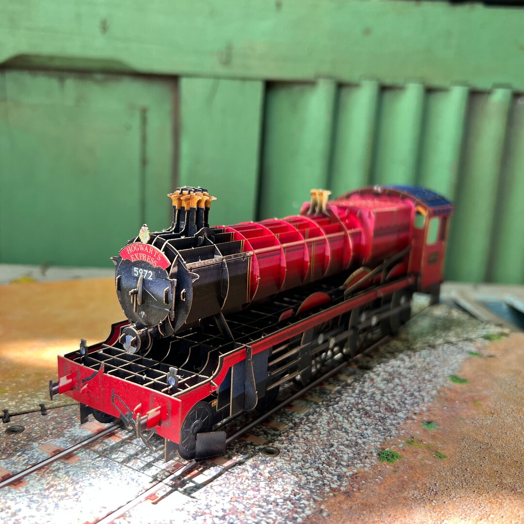 3D Pop-up Steam Train Card With LED: Handmade Wooden Greeting Card - Etsy