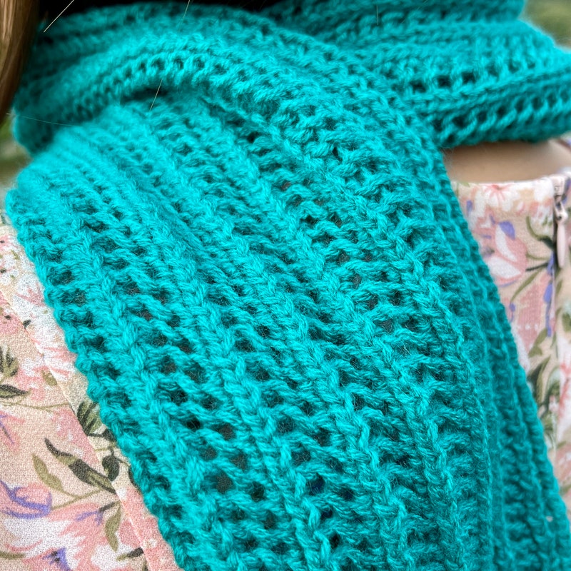 Hand Knitted Scarf - Etsy