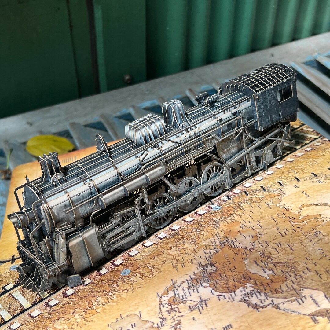 3D Steam Train Pop up Card With LED: Personalized Eco-friendly Greeting ...