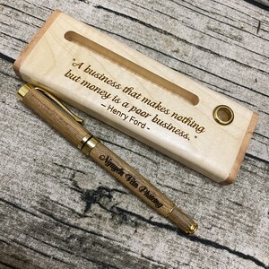 Stifteset Agarwood Oud mit Box, Personalisierter Stift, Parker-Stift ...