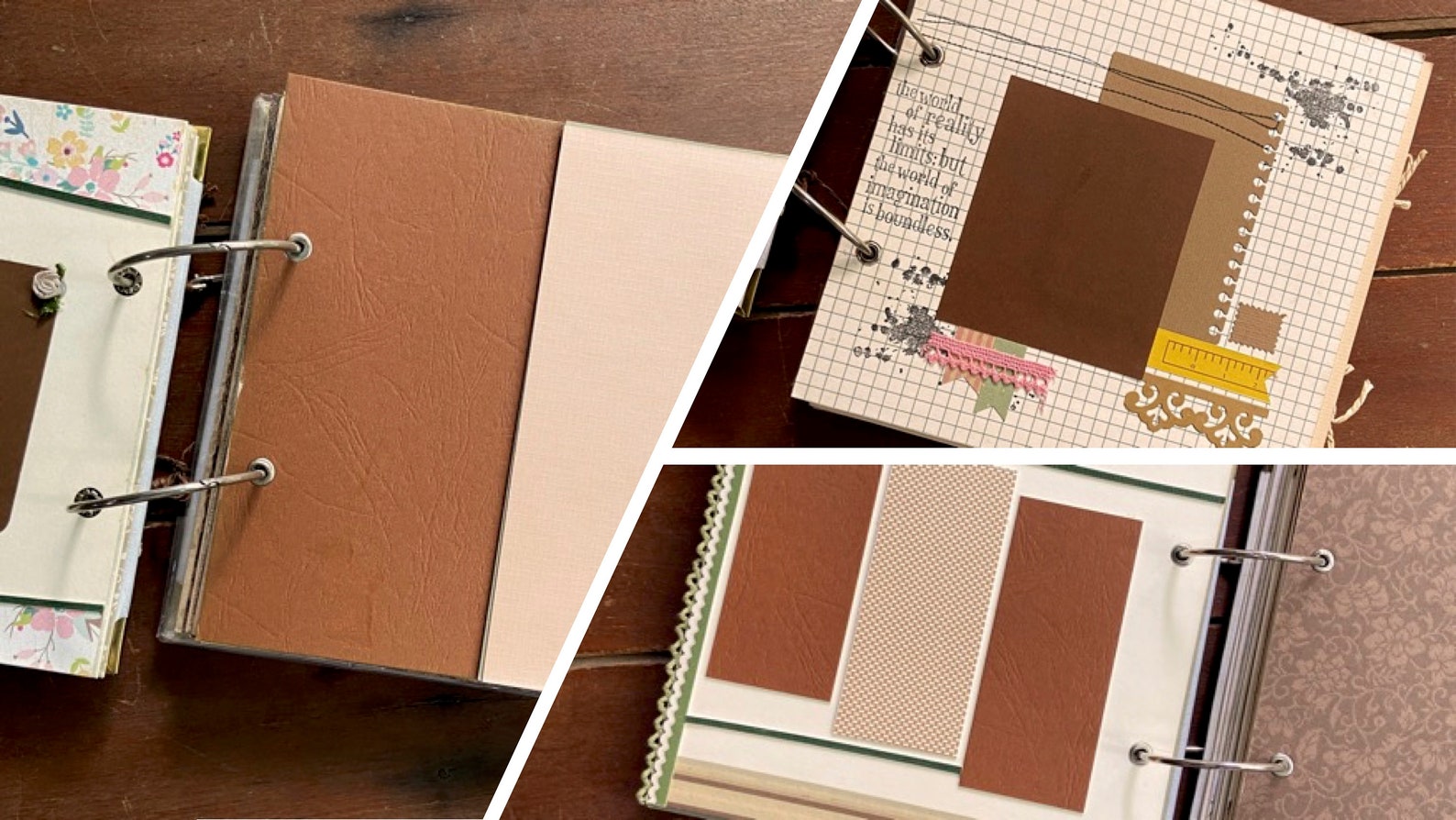 12 Styles Ring Binder Scrapbook Custom Photo Album Premade - Etsy