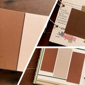 12 Styles Ring Binder Scrapbook Custom Photo Album, Premade Scrapbook ...