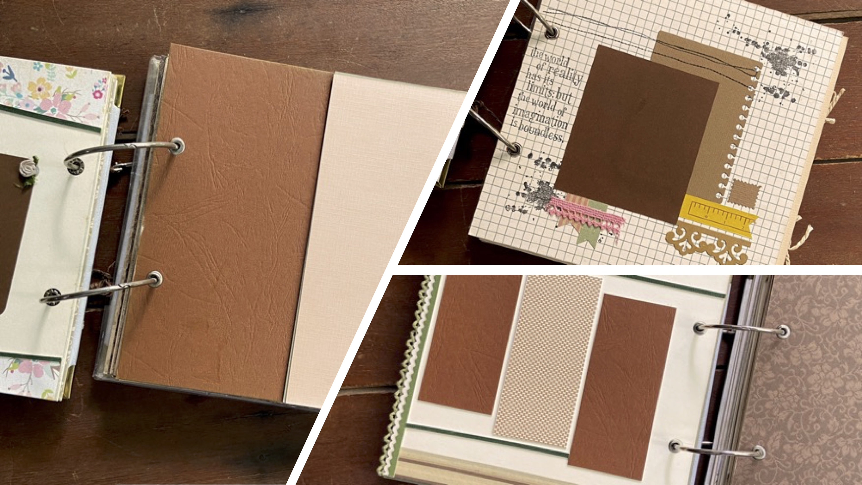 12 Styles Ring Binder Scrapbook Custom Photo Album Premade - Etsy