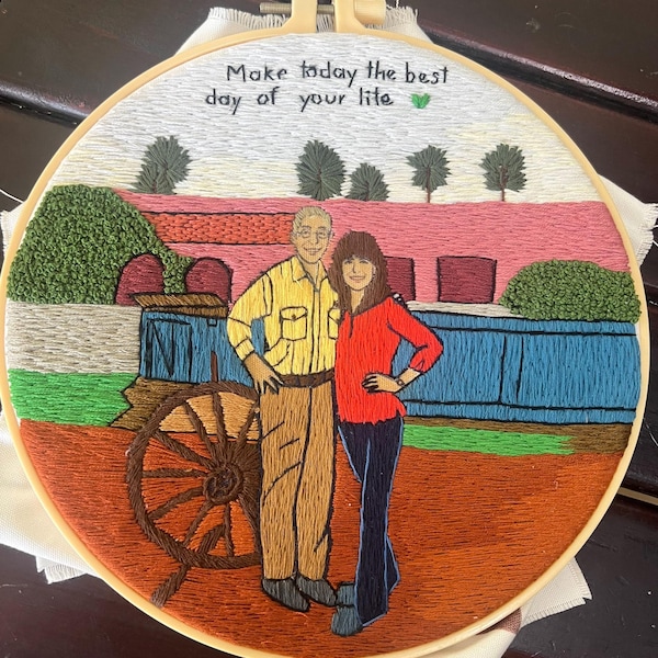 Portrait Embroidery - Etsy