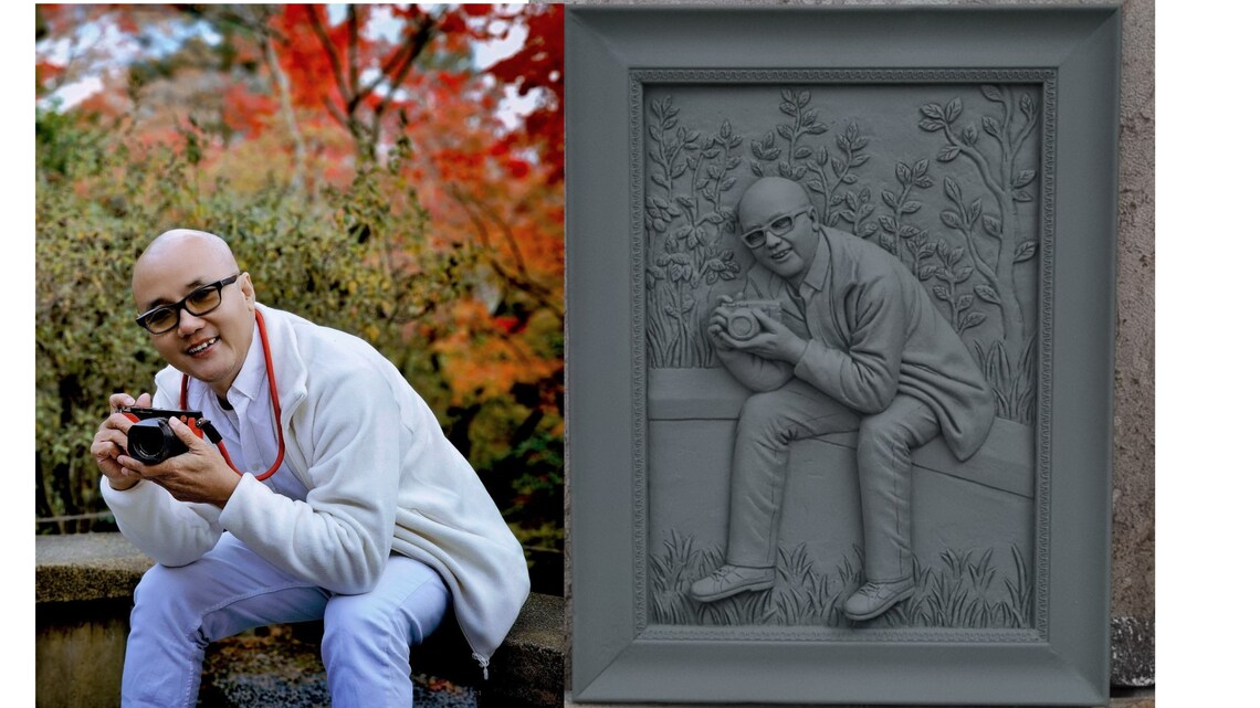 Handcrafted Hyper-realistic Portrait Frame: Personalized Composite ...
