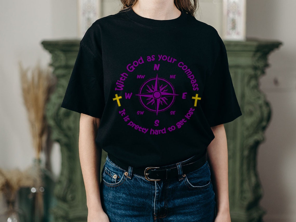 God as Your Compass | SVG | Digital | Cricut | Cut File | Door Sign ...