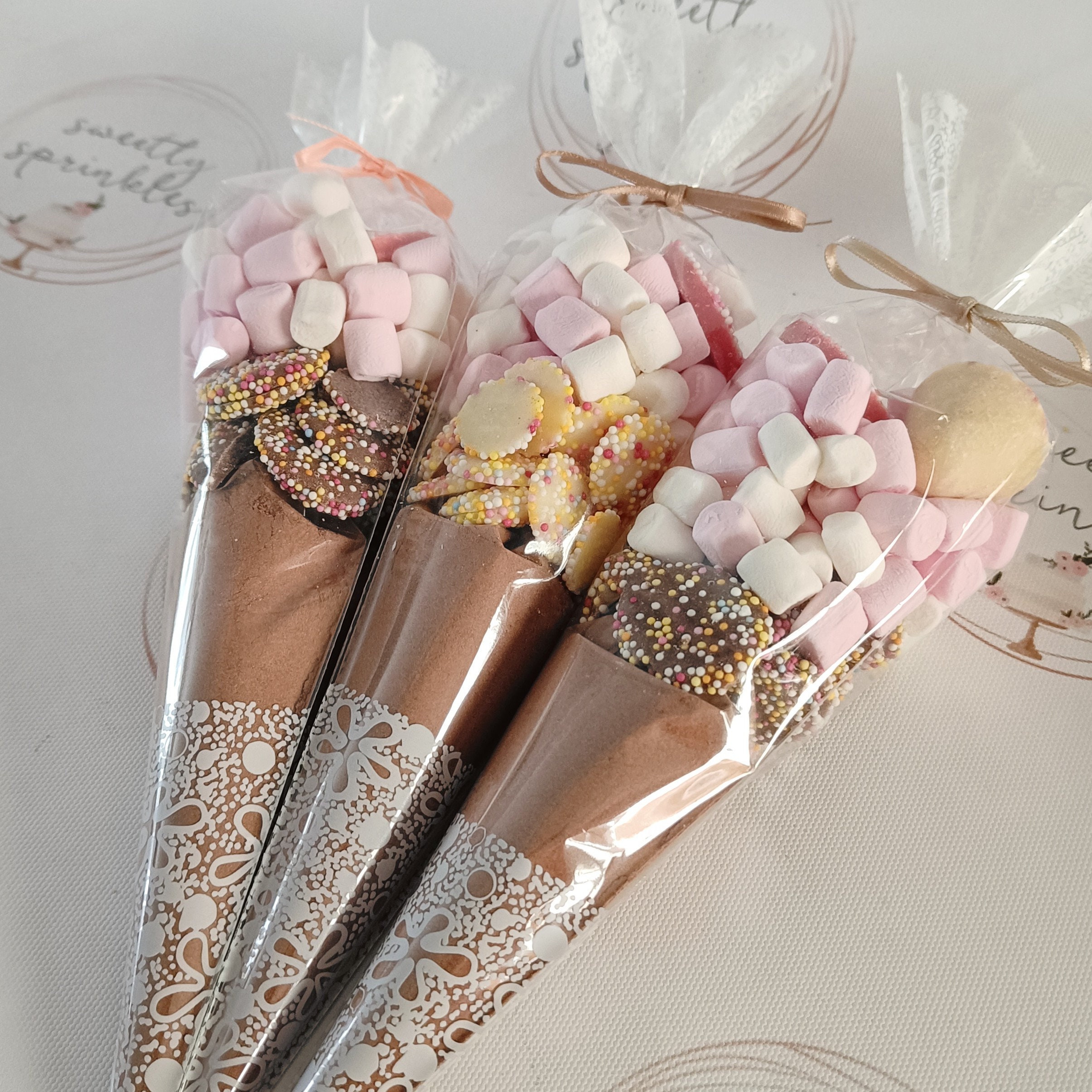 Large Gourmet Hot Chocolate Cones - Christmas Ideas, Halal Available ...
