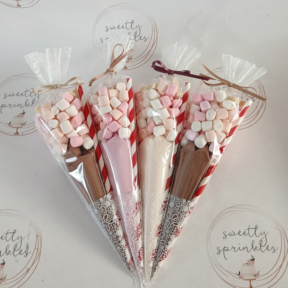 Luxury Milkshake Cones Variety of Flavours With Marshmallows and ...