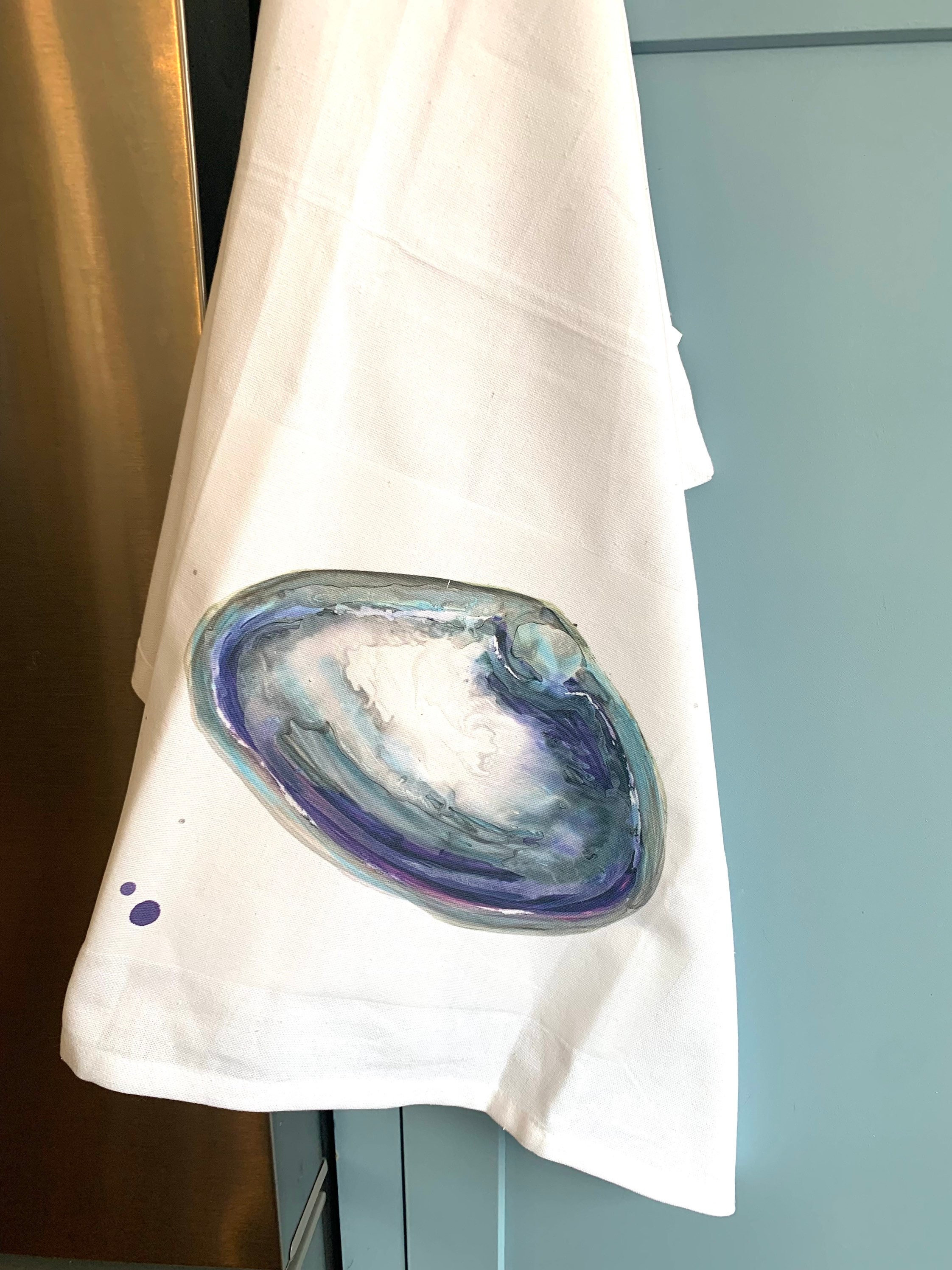 Clam Shell Tea Towel - Etsy