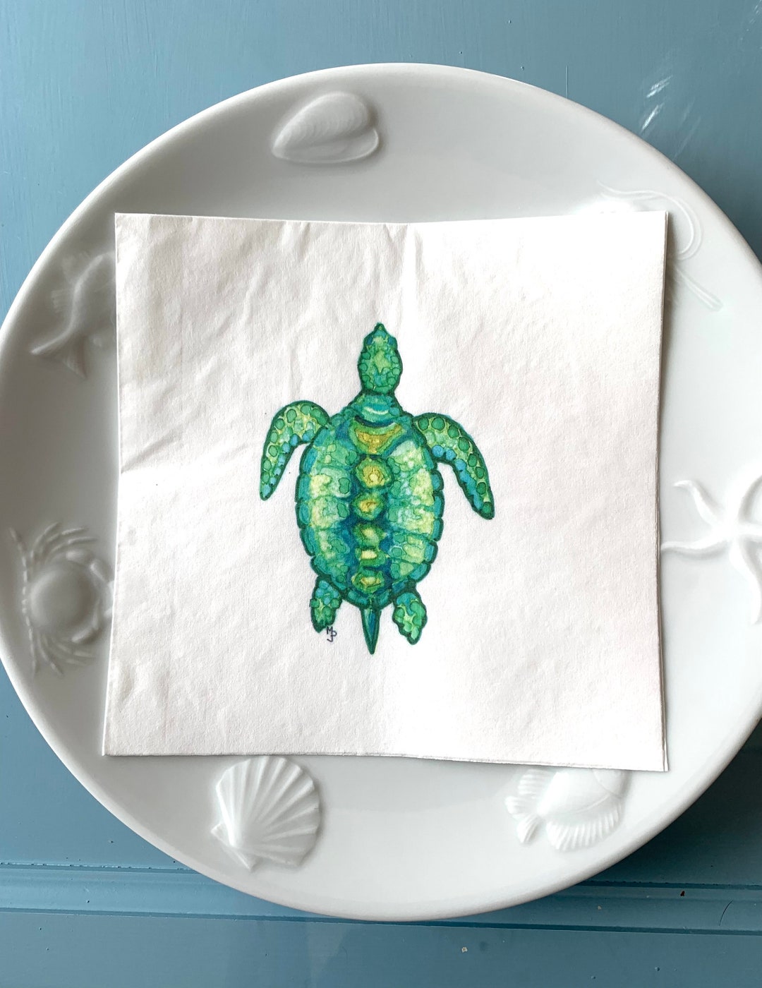 Sea Turtle Paper Napkins - Etsy