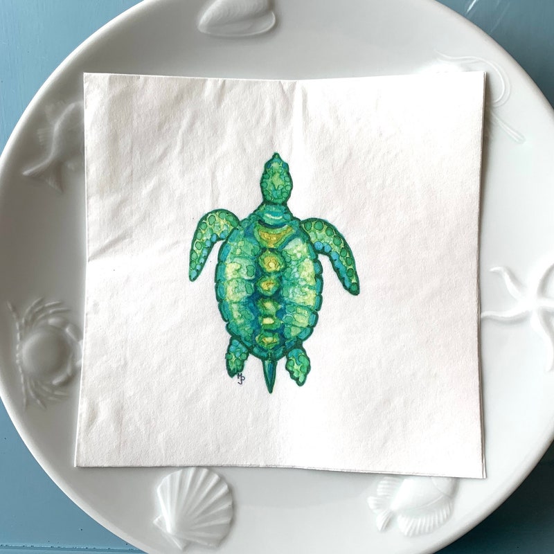 Turtle Napkins - Etsy