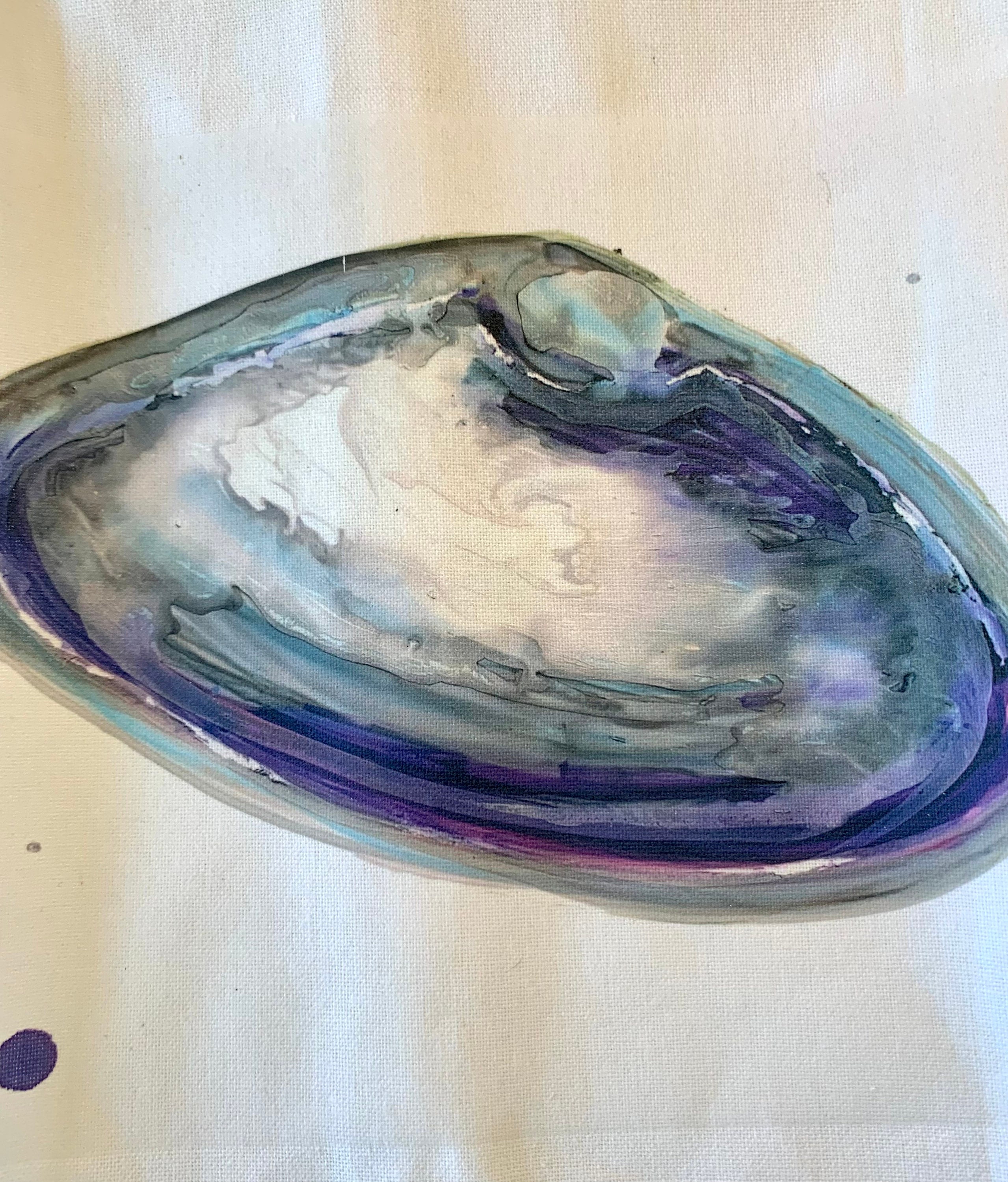 Clam Shell Tea Towel - Etsy