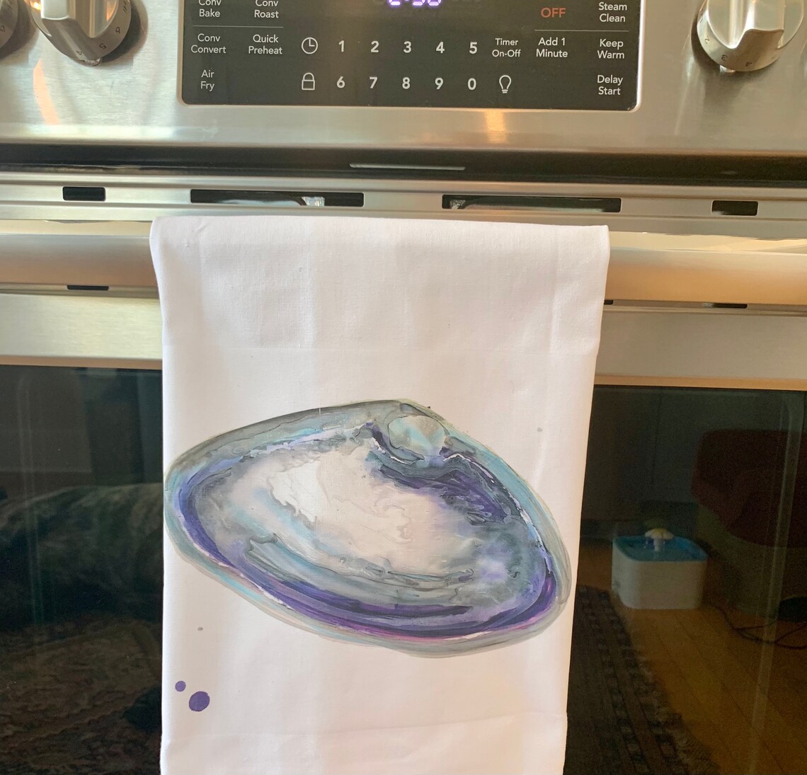 Clam Shell Tea Towel - Etsy