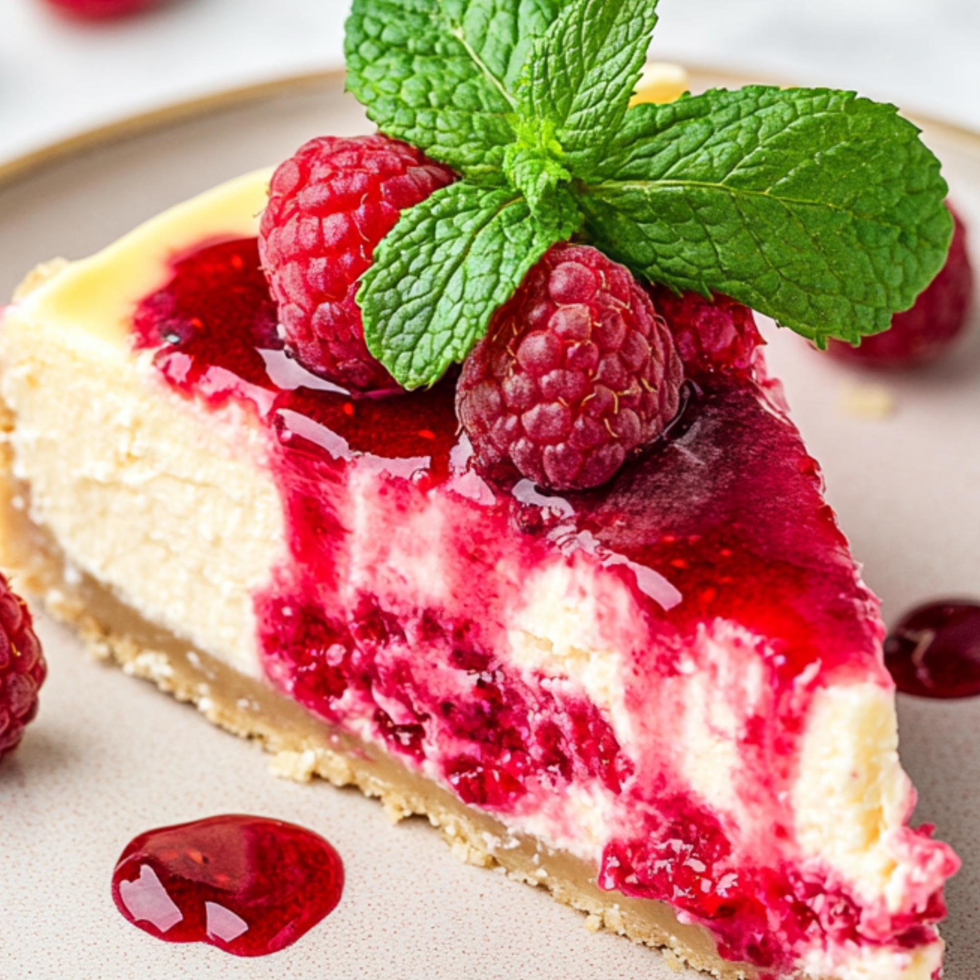 Raspberry Swirl Cheesecake Recipe: Digital Download PDF - Etsy