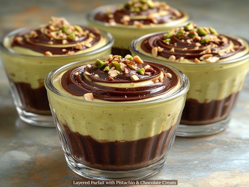 Dubai Pistachio Cheesecake Parfait Recipe: No-bake Dessert (digital PDF ...