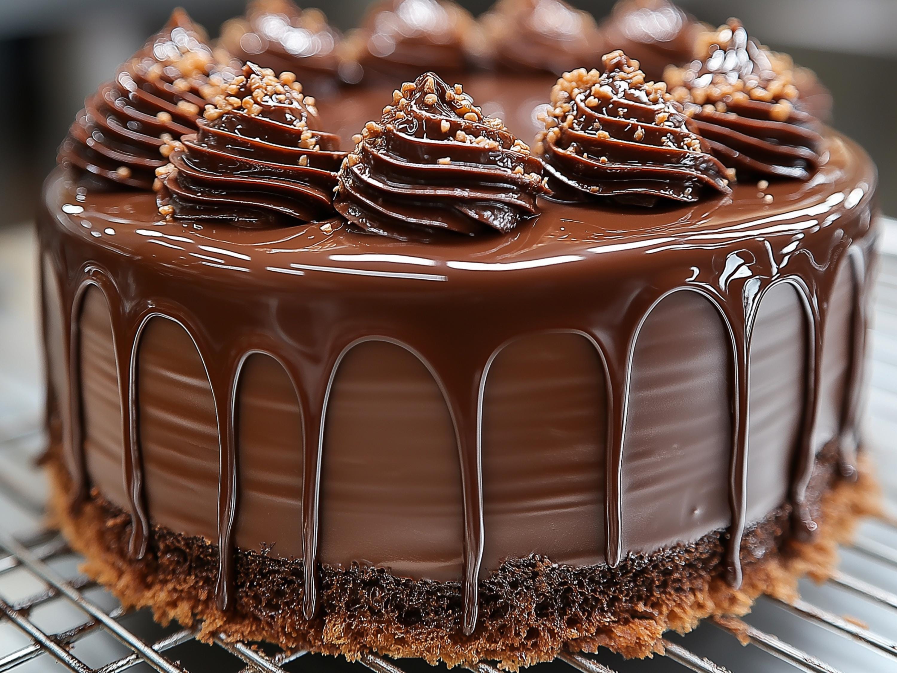Best Recipe Download – Glossy Hazelnut Chocolate Cake | Chocolate Cakes ...