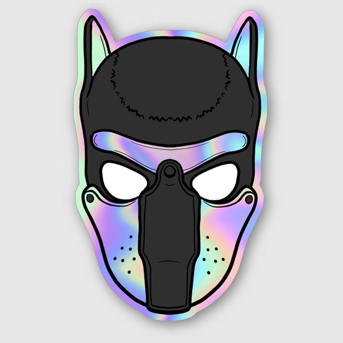 Pup Hood Sticker - Etsy
