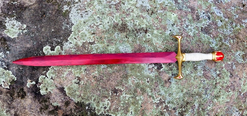 Wooden Zar'roc Sword: Inheritance Cycle Replica, Cosplay Display - Etsy