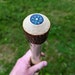 Ash Walking Stick Hand-carved From Natural Hardwood, Personalisable ...