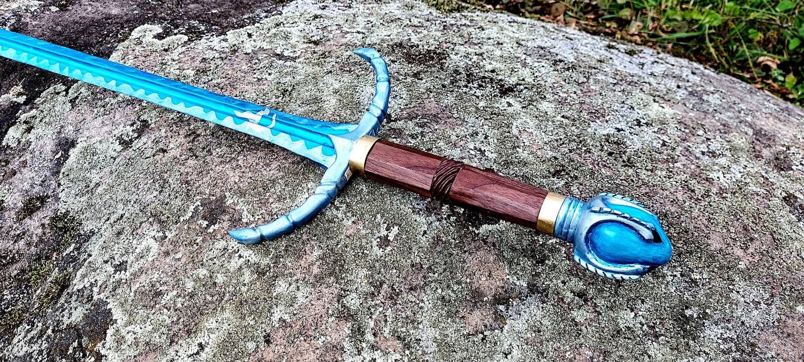 Wooden Brisingr Painted Adaption Sword of Eragon From Christopher ...