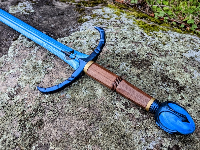 Wooden Brisingr Painted Adaption Sword of Eragon From - Etsy