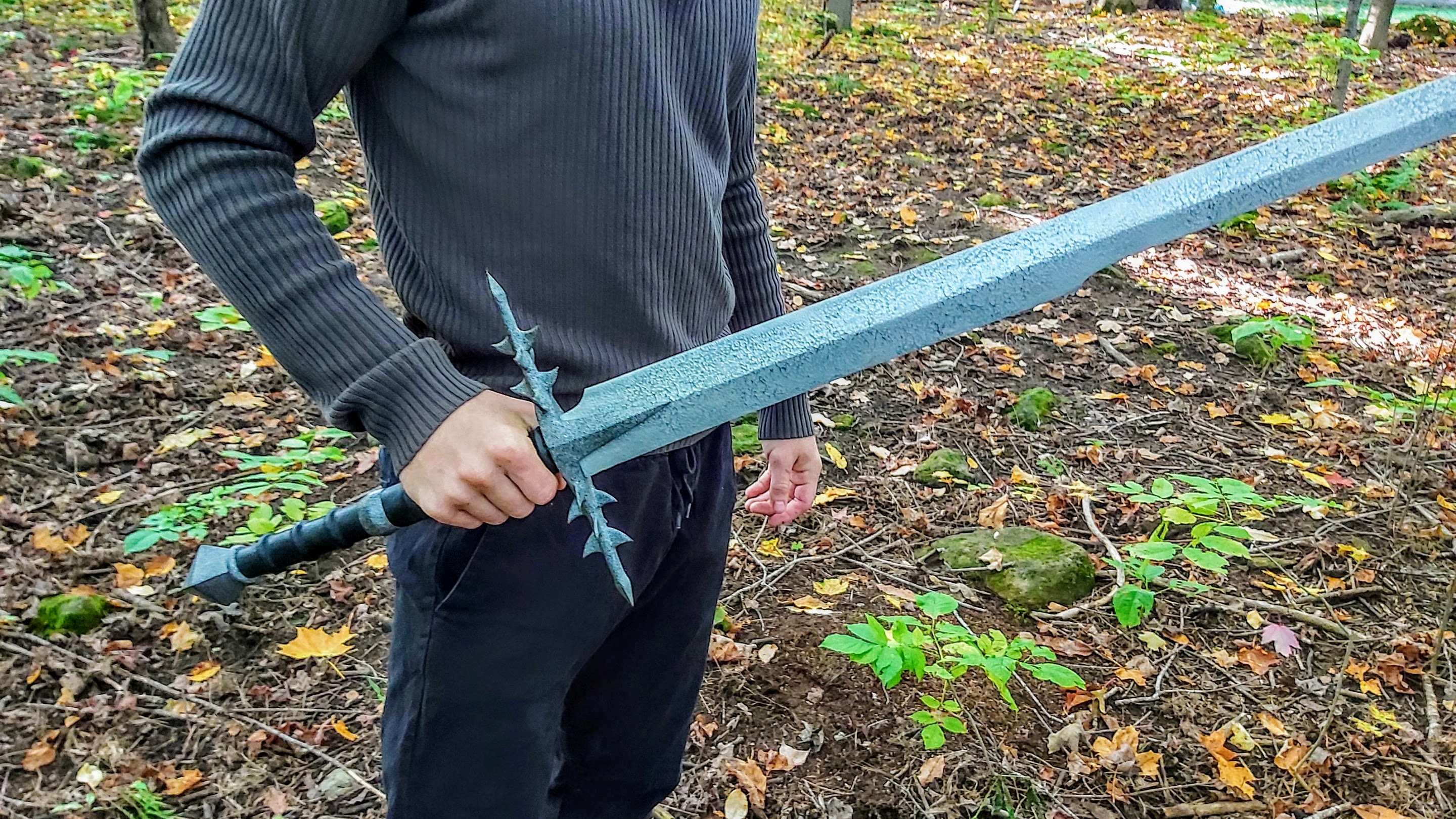 Painted Wooden Ringwraith Sword Full-sized Lord of the Rings Prop for ...