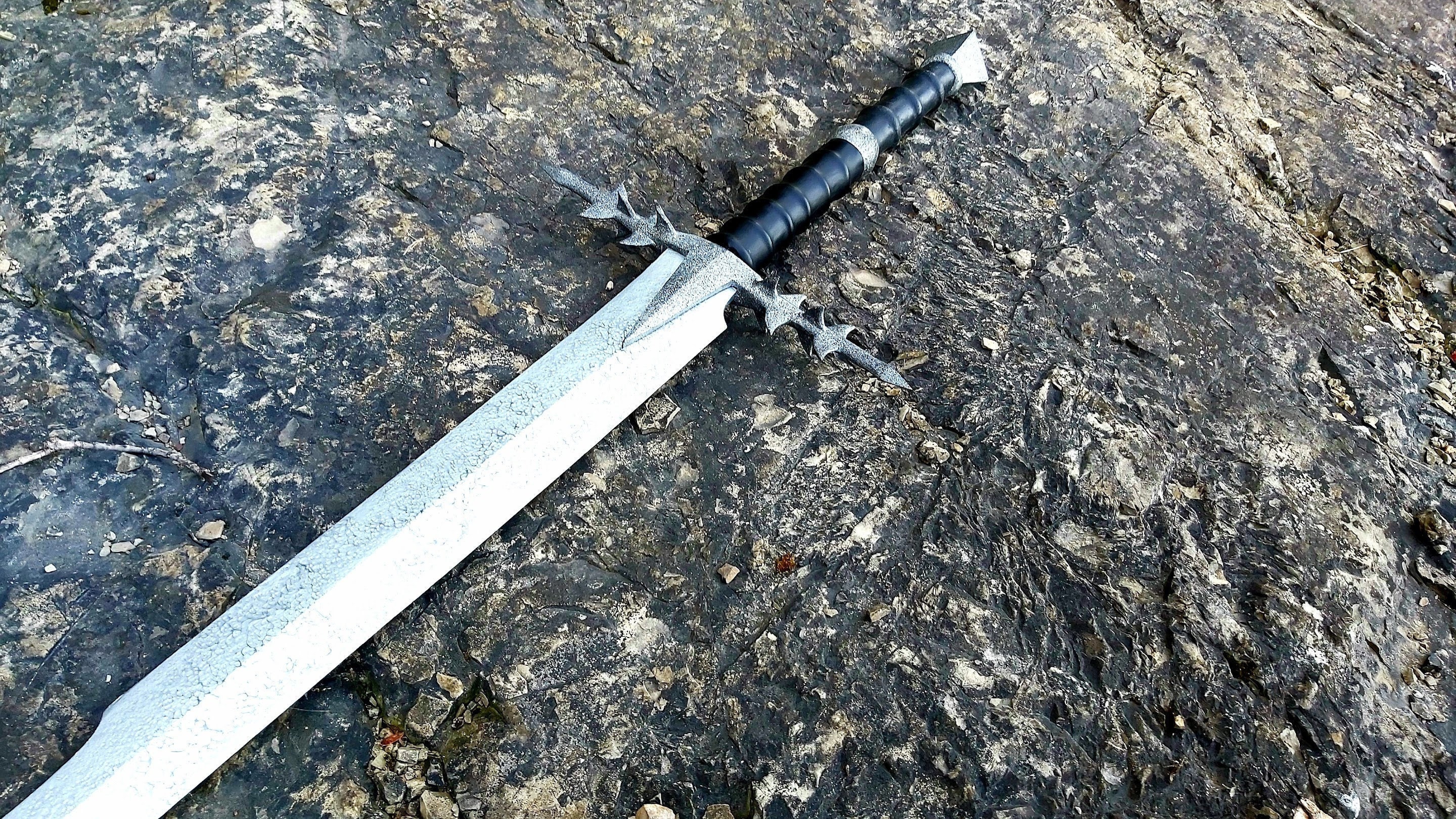 Painted Wooden Ringwraith Sword Full-sized Lord of the Rings Prop for ...