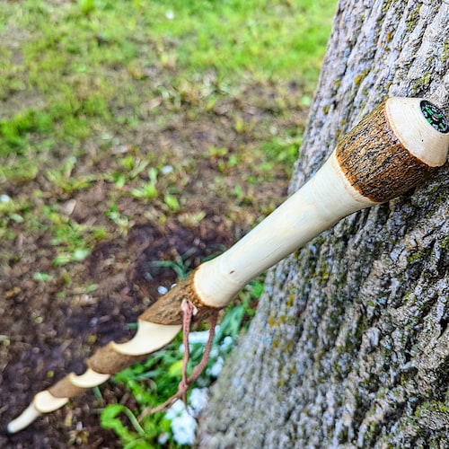 Ash Walking Stick Hand-carved From Natural Hardwood - Etsy Canada
