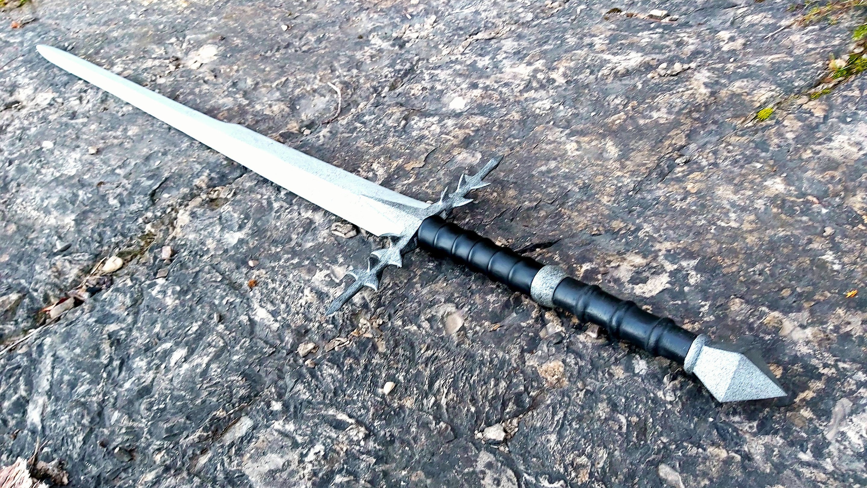 Painted Wooden Ringwraith Sword Full-sized Lord of the Rings Prop for ...