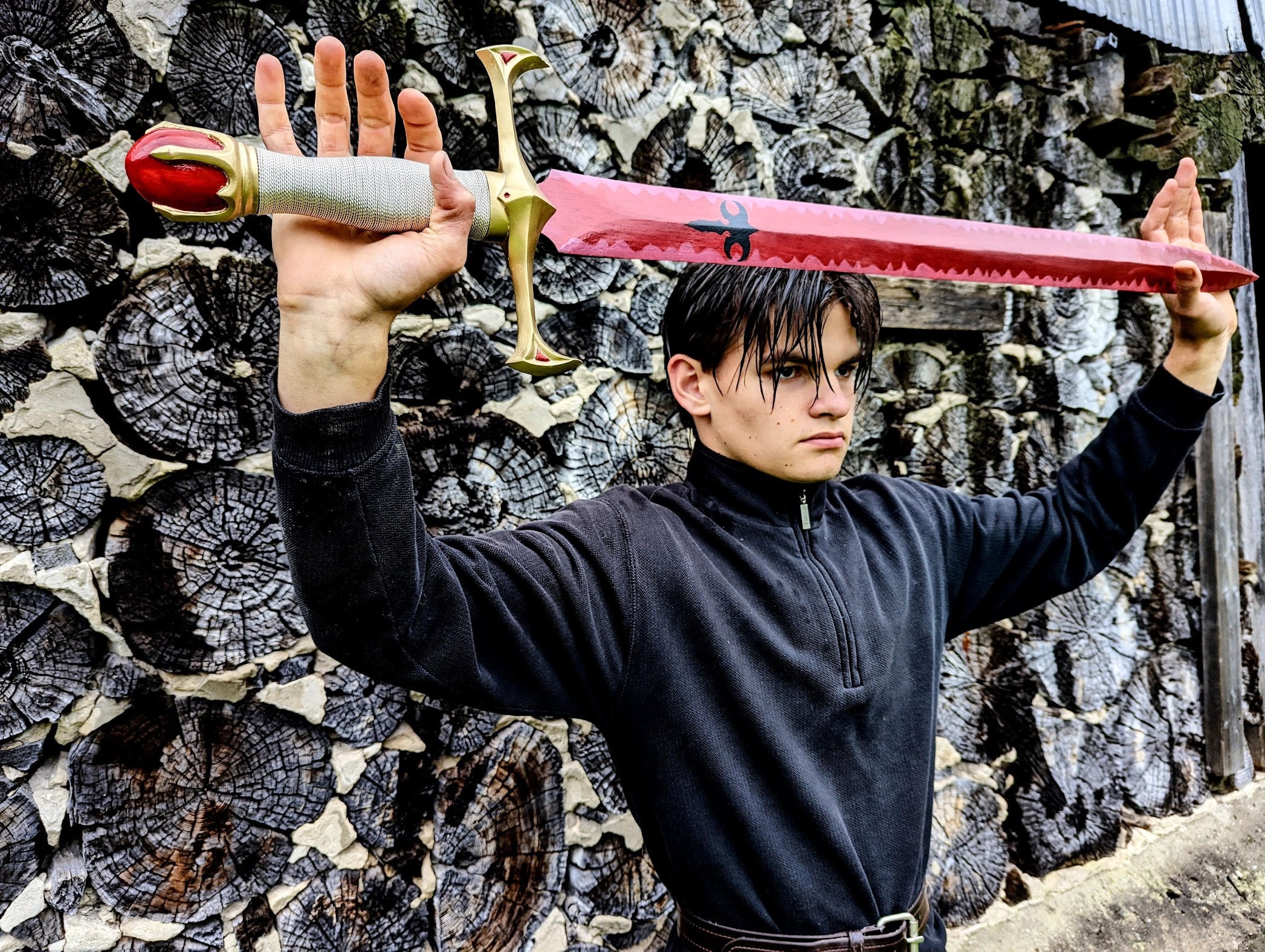 Wooden Zar'roc Sword From Inheritance Cycle Sword of Eragon and Murtagh ...