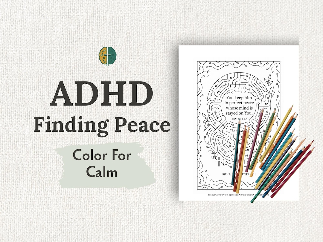 Christian Mindfulness Coloring Page | Faith-based Calm + Focus ...