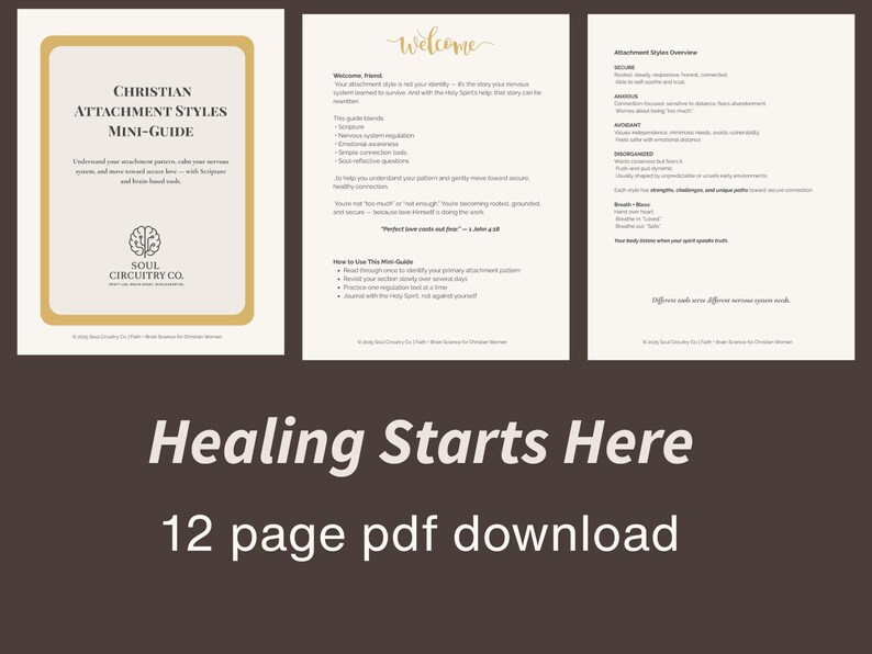 Christian Attachment Styles Guide | Faith-based Emotional Healing ...