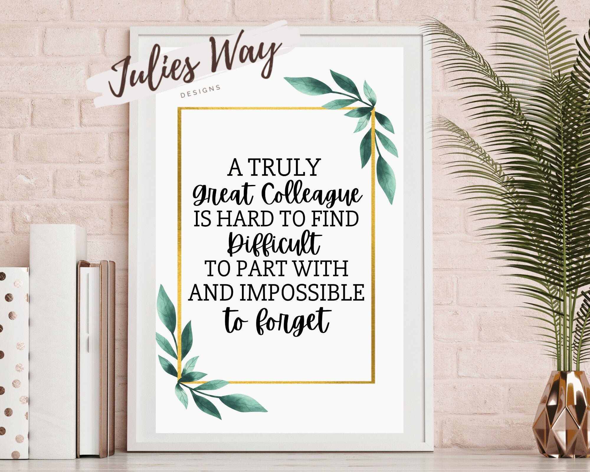 A Truly Great Colleague Is Hard To Find Instant Download | Etsy