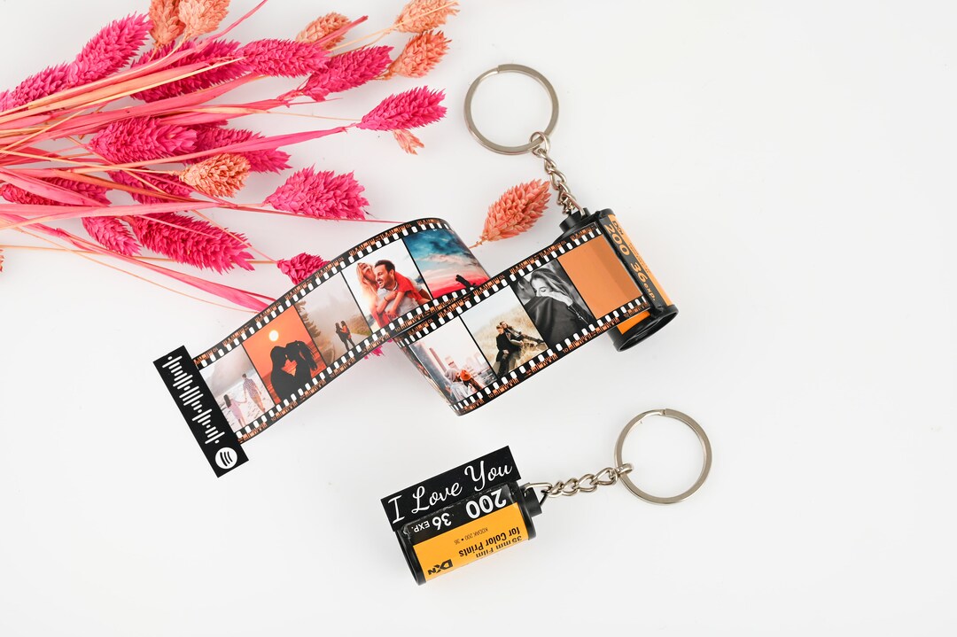 Unique Photo Keychain Gift, Camera Film Roll Strip, Photo Printing ...