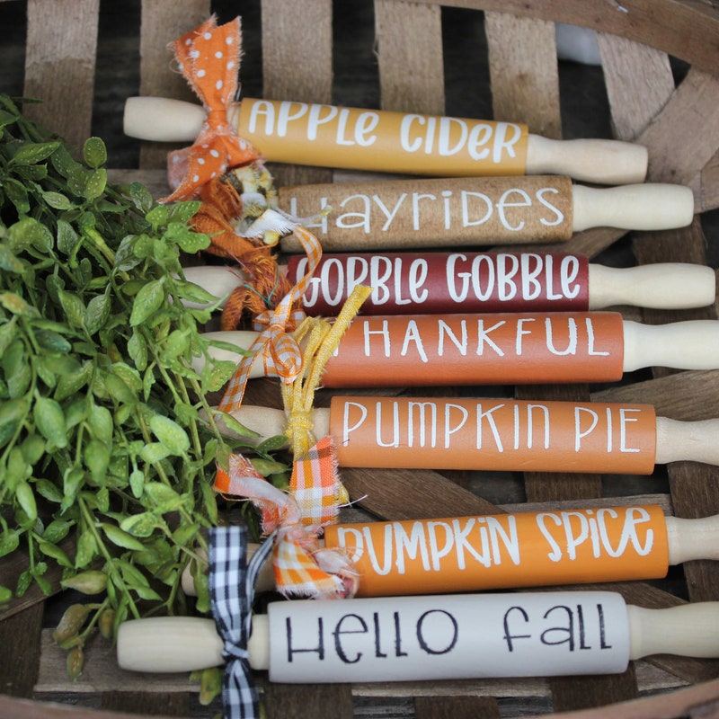 Fall Rolling Pin - Etsy