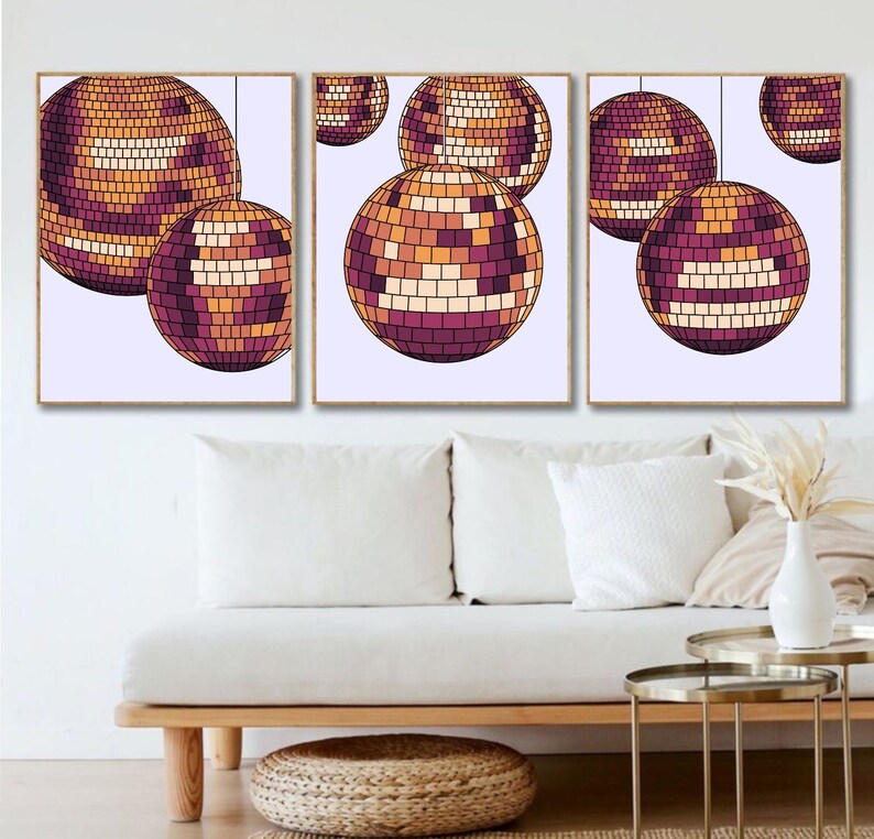 Disco Ball Gallery Wall - Etsy
