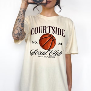 Custom Court Side Social Club Sports Comfort Colors T Two-sided ...