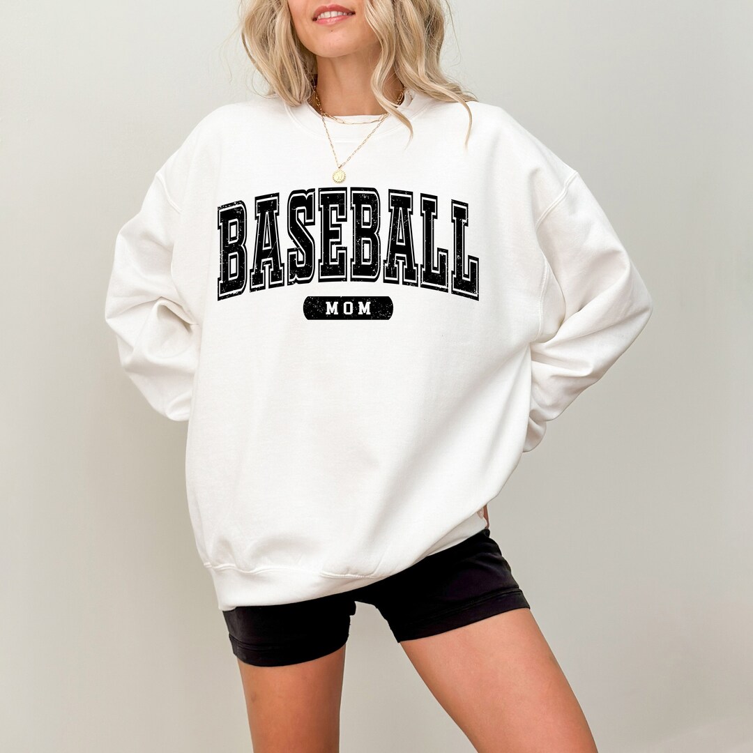 Baseball, Mom Sweater, Sports Mom Crewneck, Baseball Parent Pullover ...