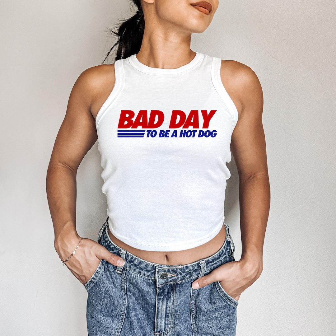 Funny Hot Dog Graphic Tank Top: Patriotic Humor, Bella Canvas Unisex ...