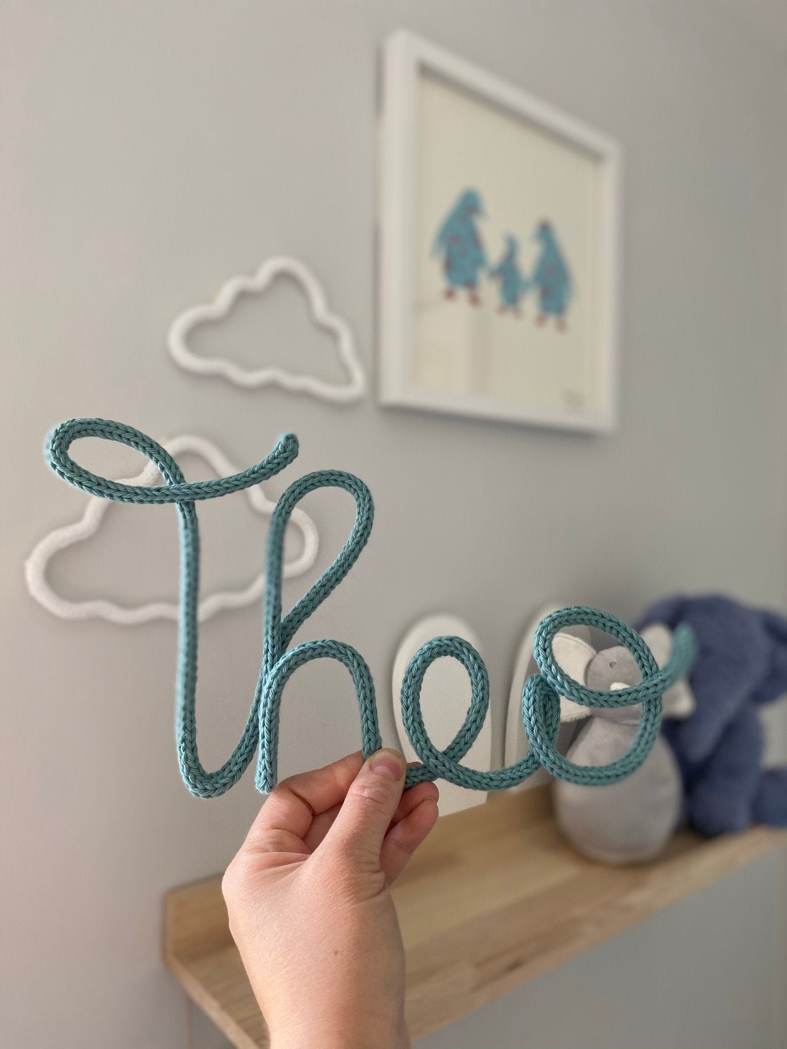 Custom Knitted Wire Signs - Etsy UK