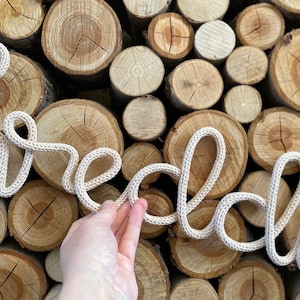 Custom Knitted Wire Signs - Etsy UK